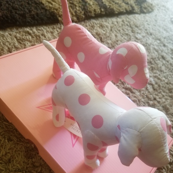 PINK Victoria's Secret | Accessories | 2 Htf Vs Pink Dogs | Poshmark